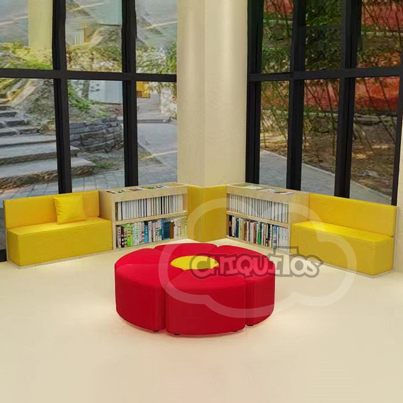 Chiquitos Simple Sofa Sets with Book Storage for Kindergarten Daycare ...