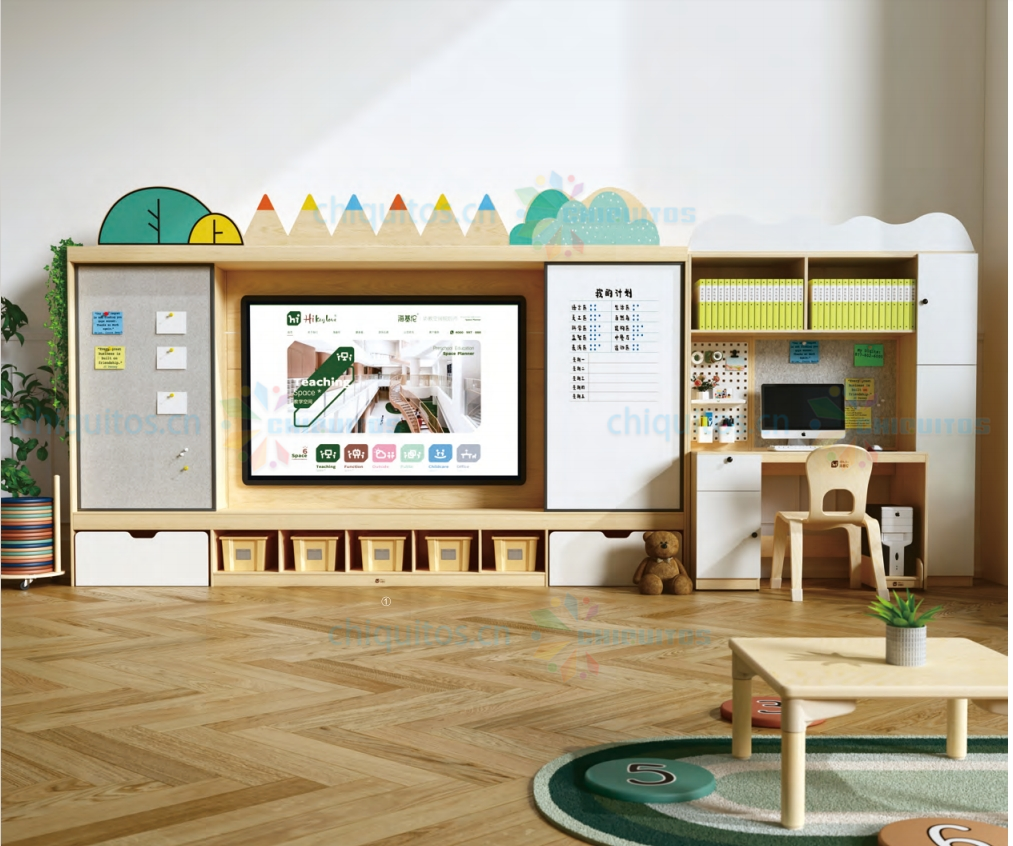 Chiquitos Children Education Multifunctional Storage Cabinet Early Edu ...