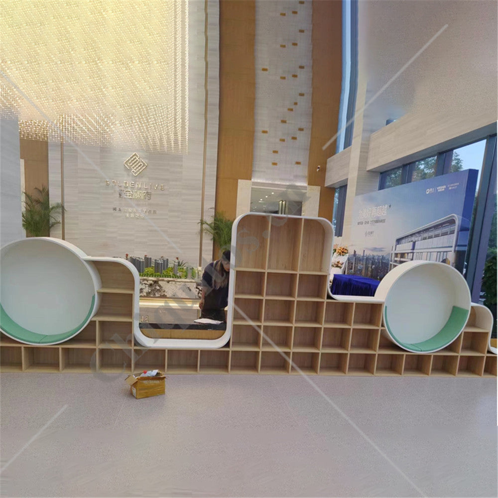 Chiquitos Library Reading Corner Shop Exhibition Showing Floor Shelf D ...