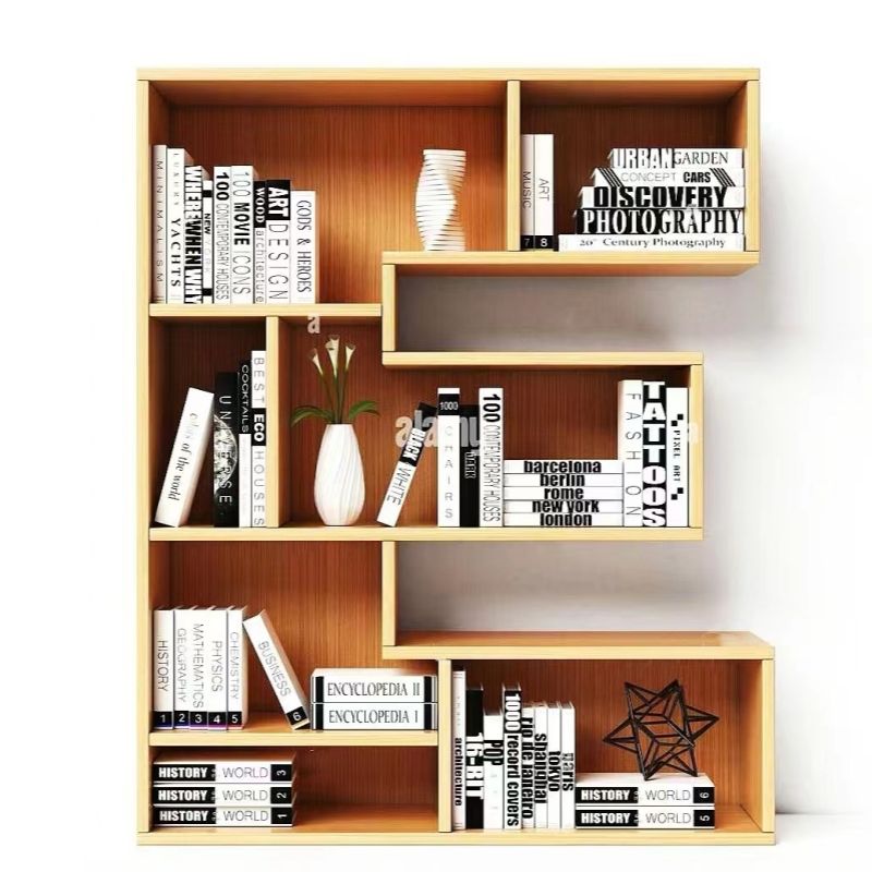 Chiquitos simple monogram bookshelf nursery library bookcase display s ...