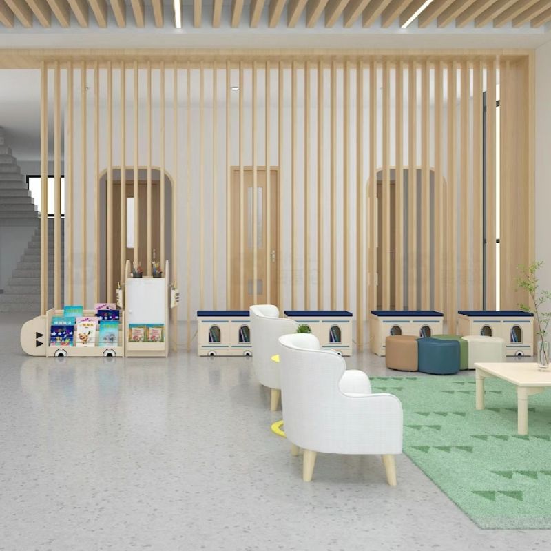 Chiquitos Handmade Customizable Wood Kids Reading Train Bookshelf Book ...